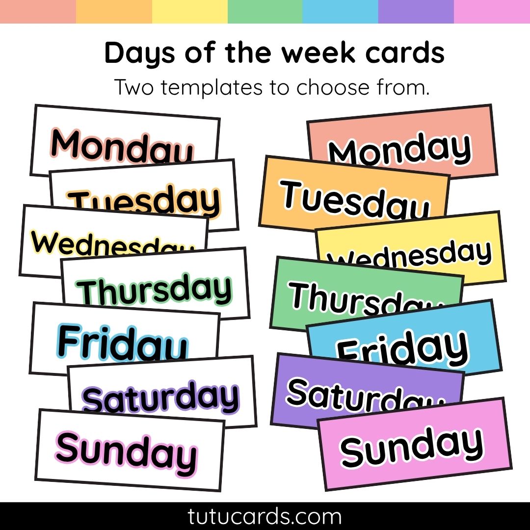 Colorful Classroom Calendar Set with Weather, Seasons, Days & Dates ...