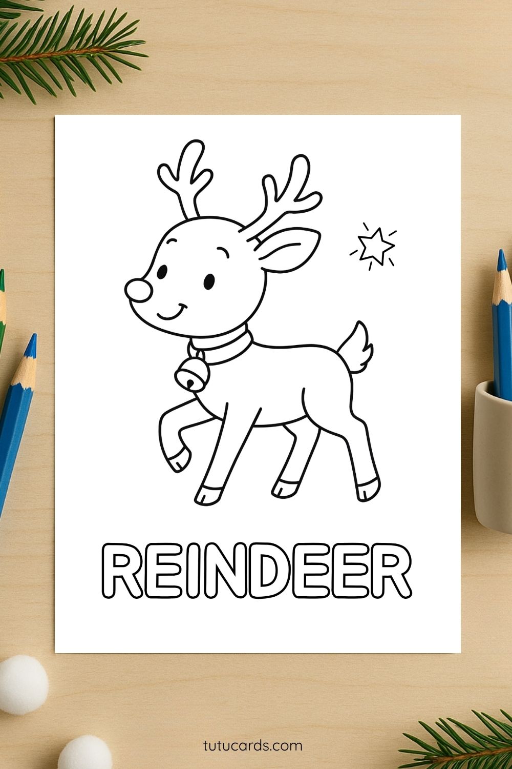 20 Christmas Coloring Pages for Kids | Cute Holiday Coloring Pack ...